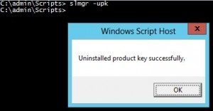 Retirer une licence Windows d'un PC pour la réutiliser - SLMGR